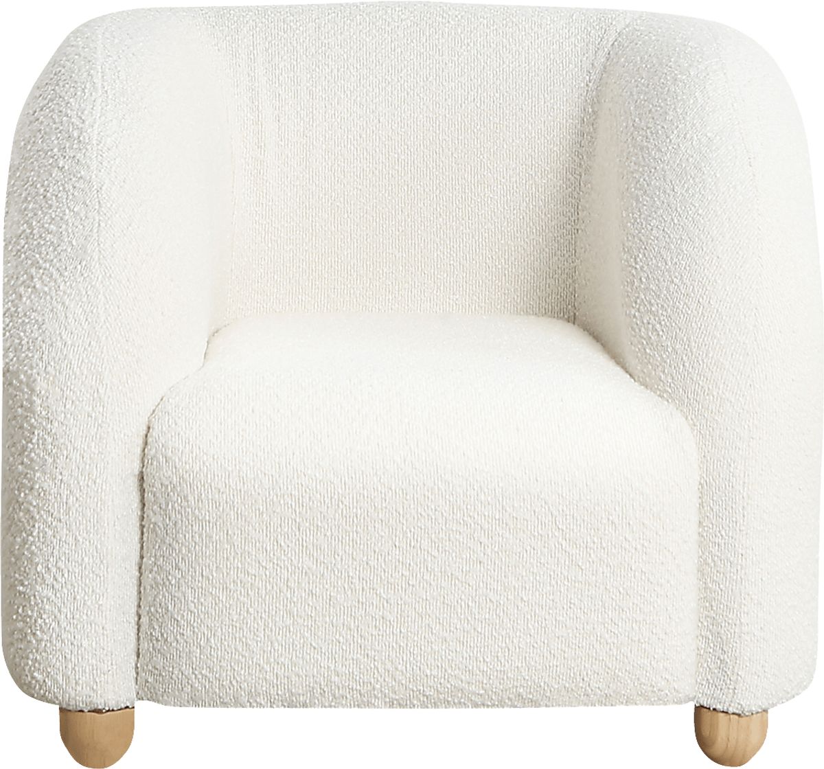 Catula Cream Beige Boucle Accent Chair | Rooms to Go