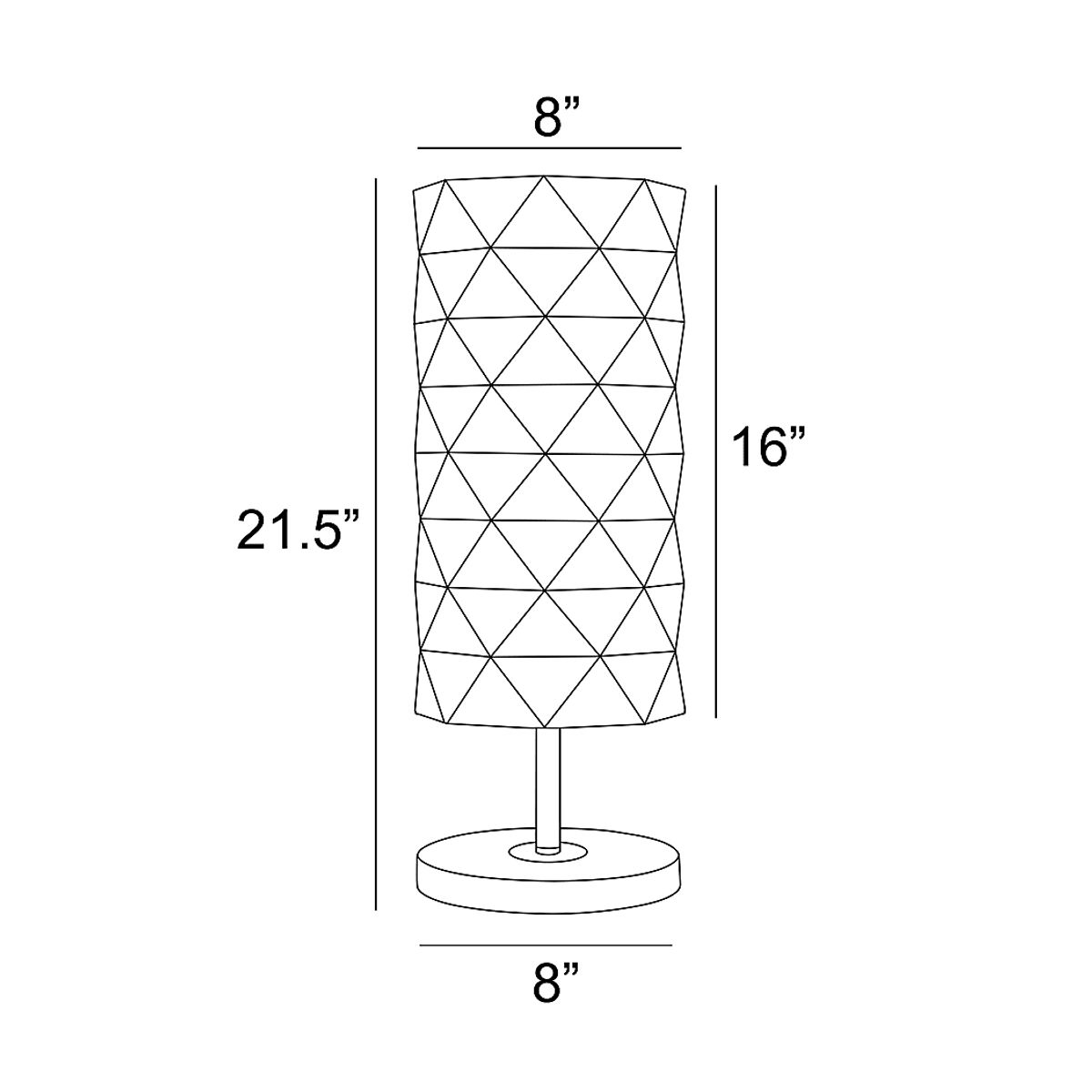 Cavalio White Table Lamp | Rooms to Go