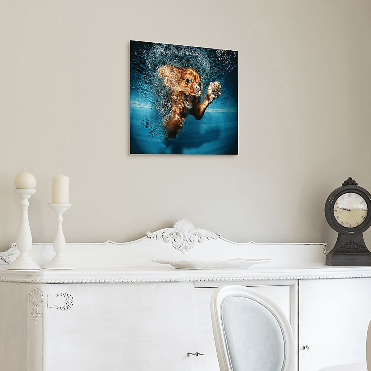 Cavi Swim Blue Artwork | Rooms to Go