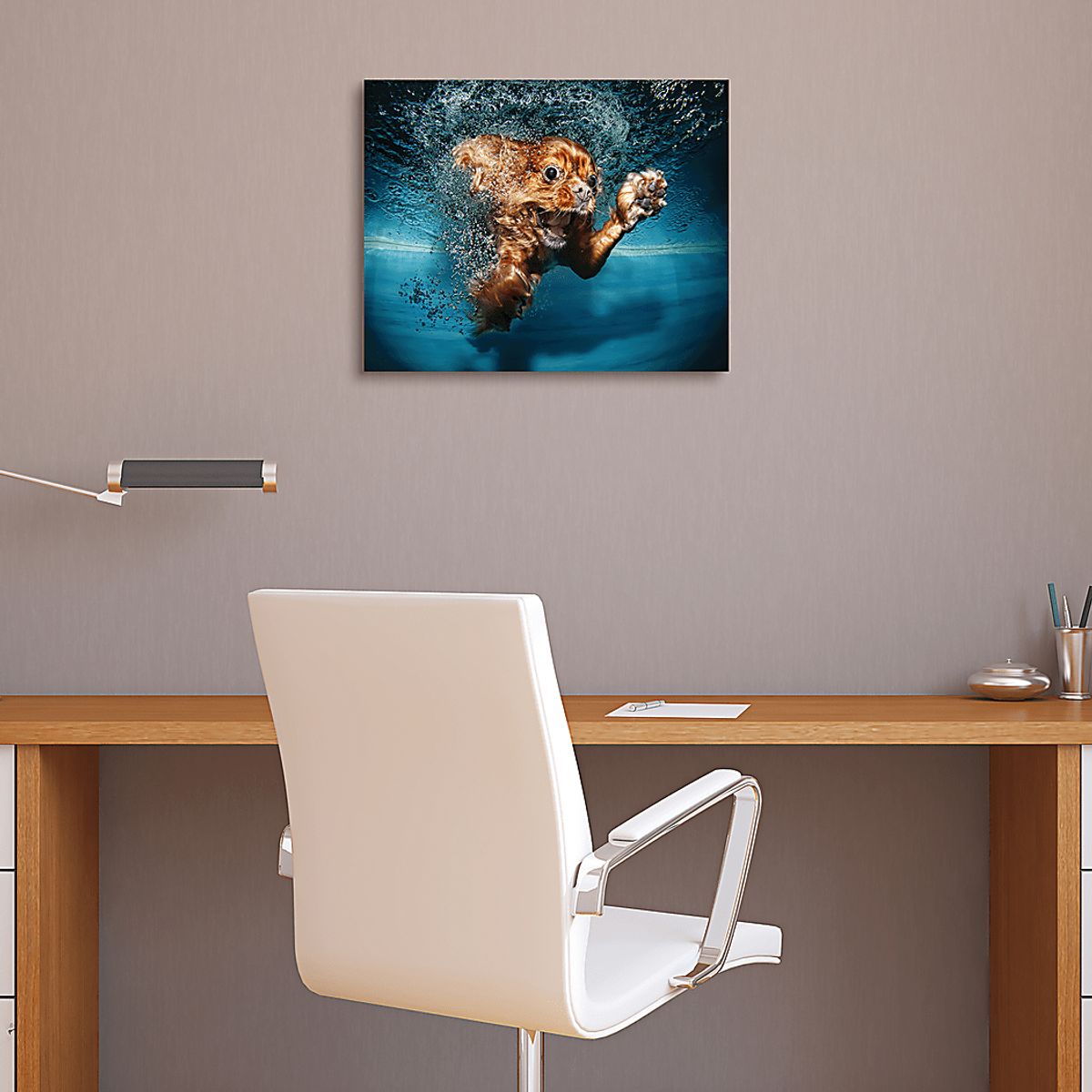Cavi Swim Blue Artwork | Rooms to Go