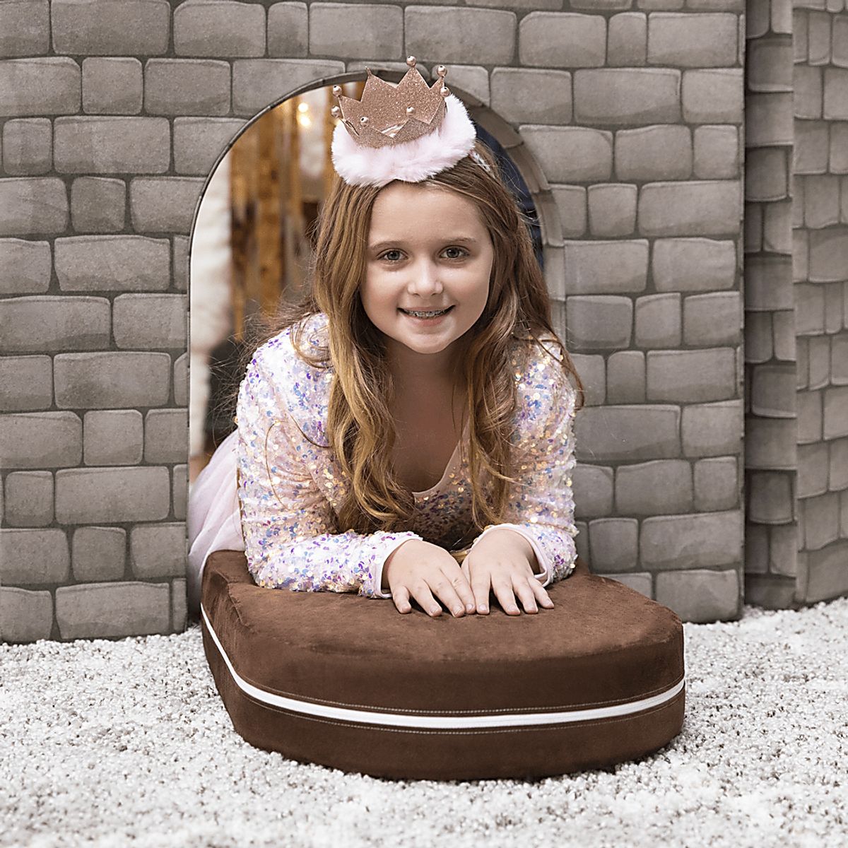 Citlali Gray Polyester Fabric Castle Playset | Rooms to Go