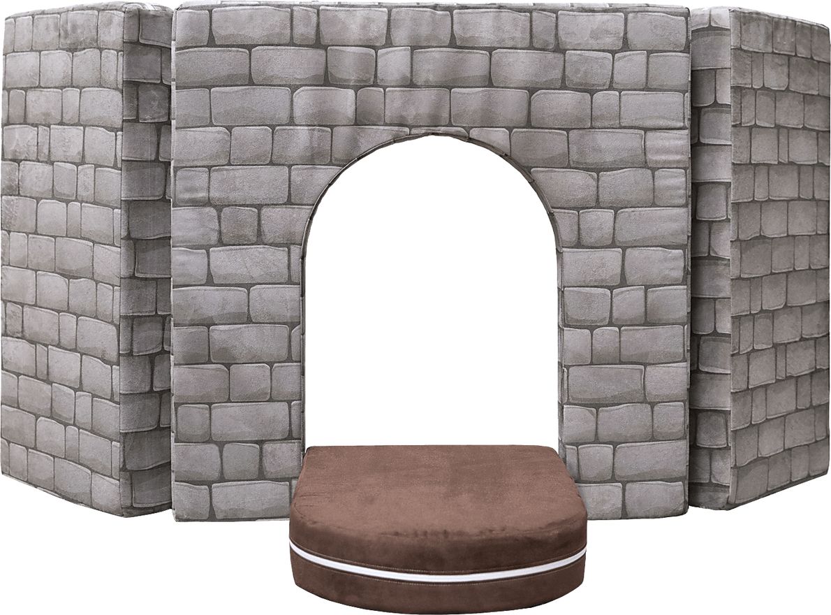 Citlali Gray Polyester Fabric Castle Playset - Rooms To Go