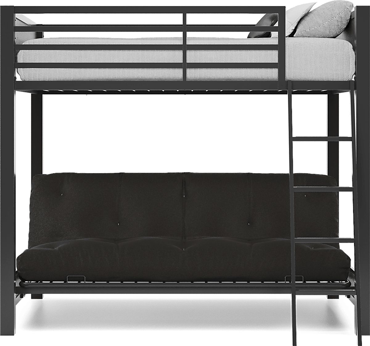 Colefax Avenue 4 Pc Dark Gray Full/Futon Loft | Rooms to Go
