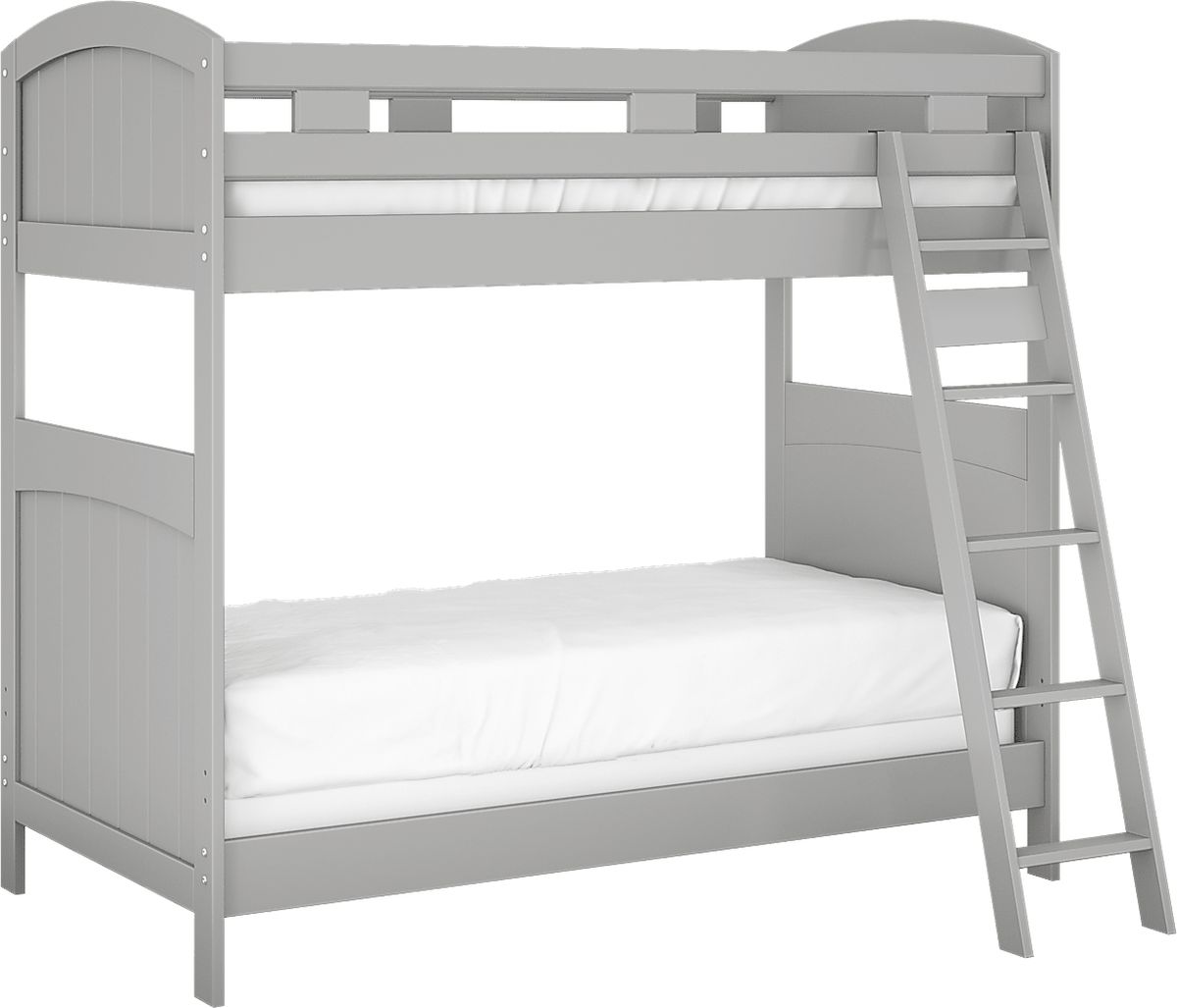 Cottage Colors Gray Twin/Twin Bunk Bed | Rooms to Go