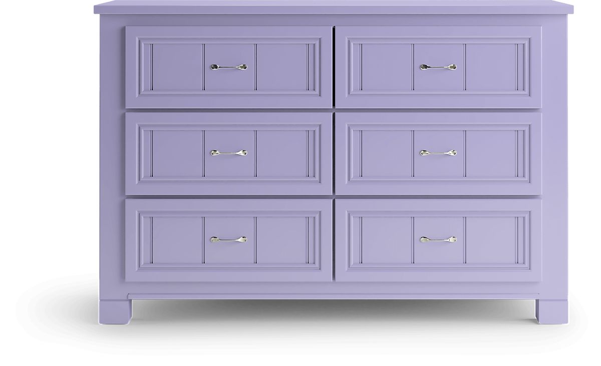 Cottage Colors 5 Pc Lavender Full Bedroom Set With Dresser, 3 Pc Full ...