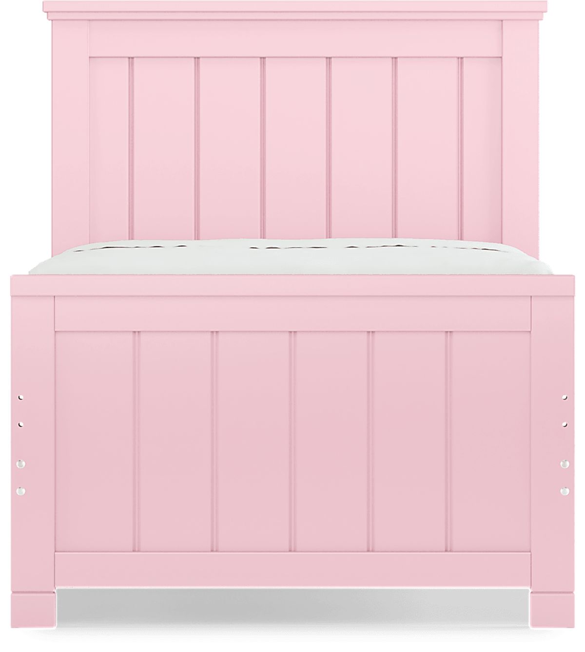 Cottage Colors Pink 3 Pc Twin Panel Bed | Rooms to Go