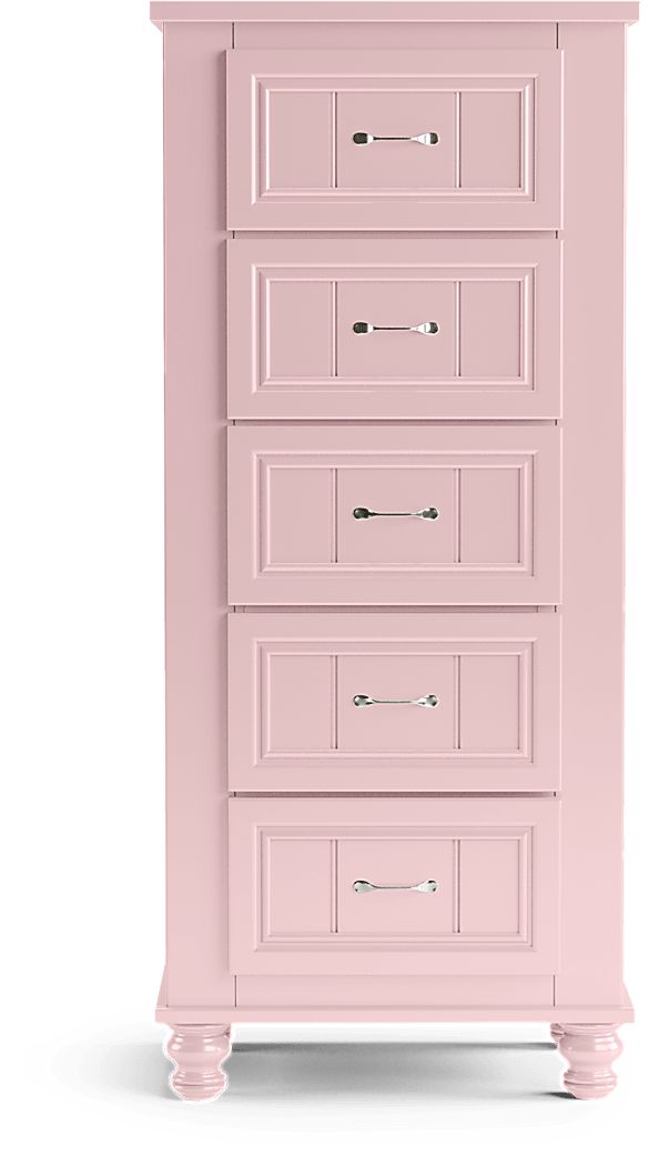 Cottage Colors Pink Slim Chest | Rooms to Go