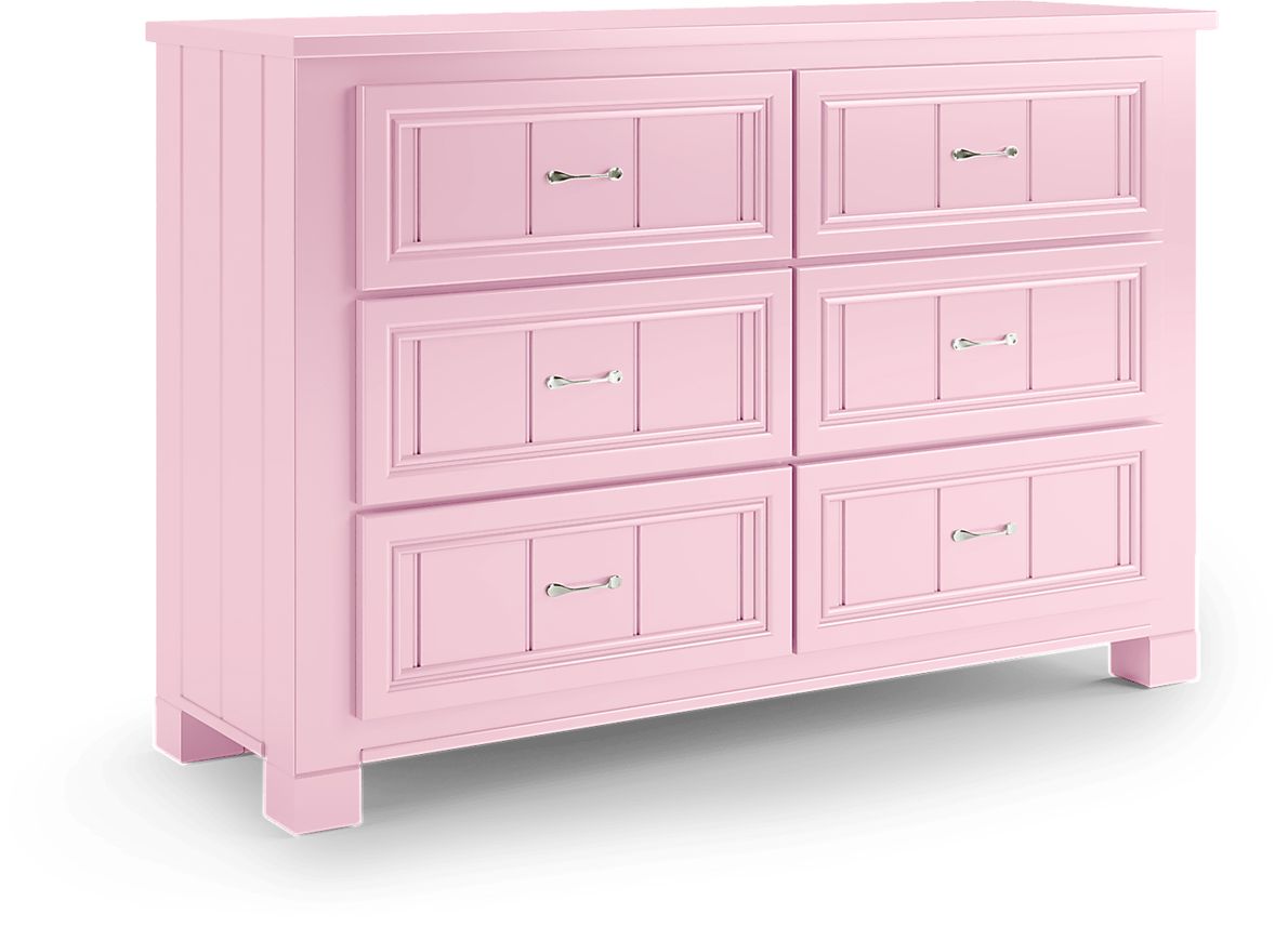 Kids Cottage Colors Pink Dresser - Rooms To Go