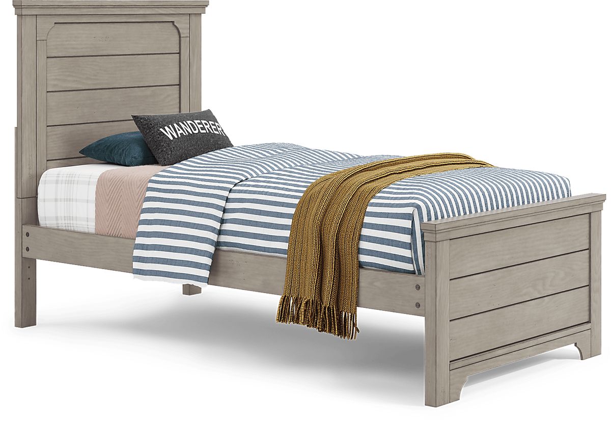 Country Hollow Fawn 3 Pc Twin Panel Bed | Rooms to Go