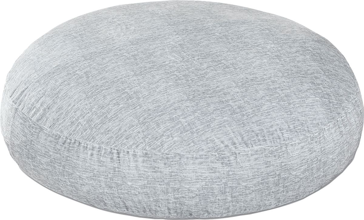 Cushy Cloud XL Gray Polyester Fabric Bean Bag | Rooms to Go