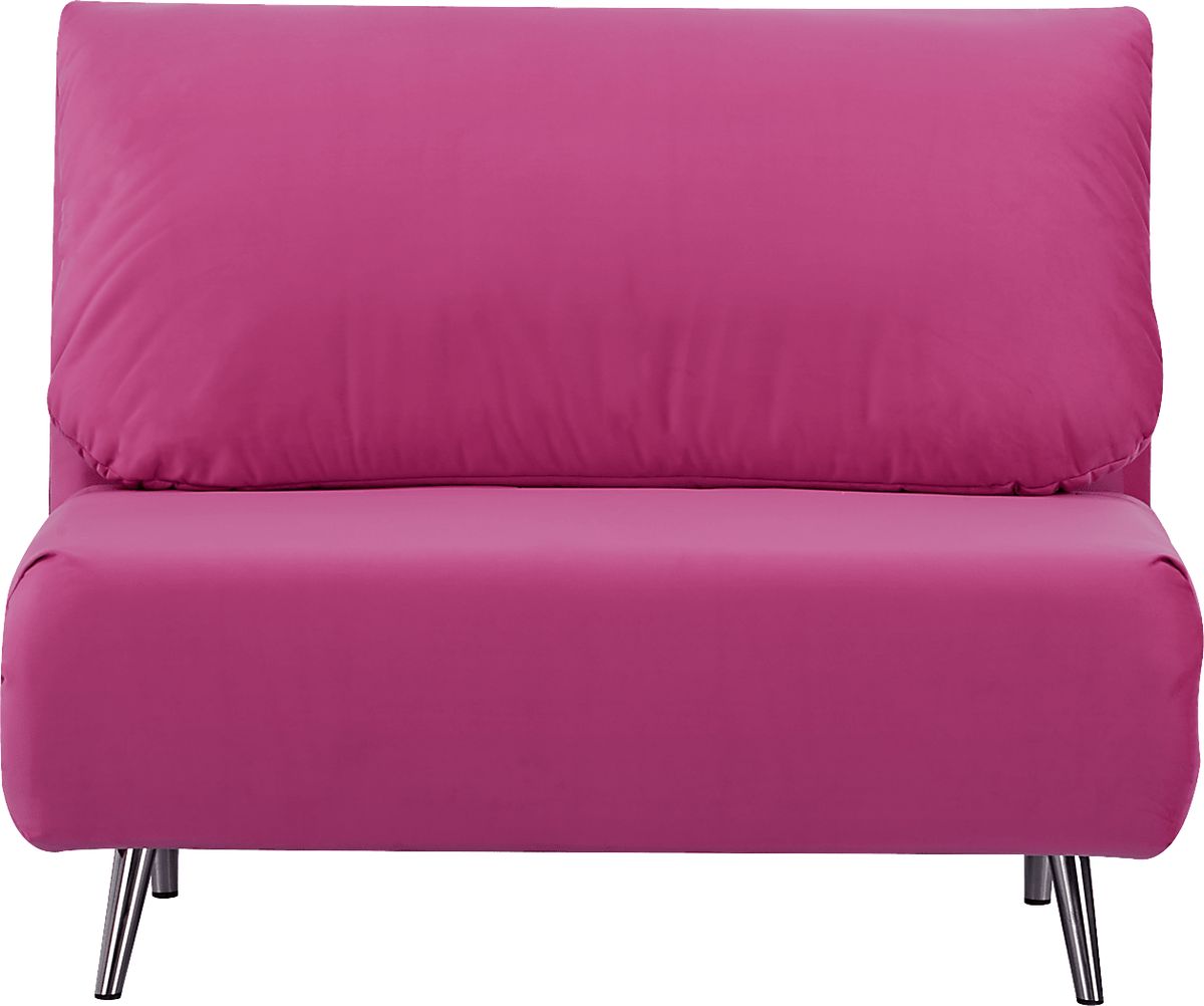 Daydream Pink Polyester Fabric Sleeper Chair | Rooms to Go
