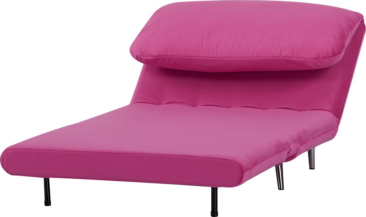 Daydream Pink Polyester Fabric Sleeper Chair | Rooms to Go