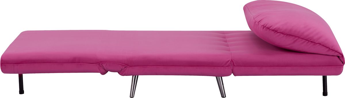 Daydream Pink Polyester Fabric Sleeper Chair | Rooms to Go