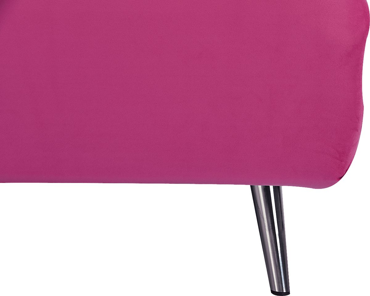 Daydream Pink Polyester Fabric Sleeper Chair | Rooms to Go