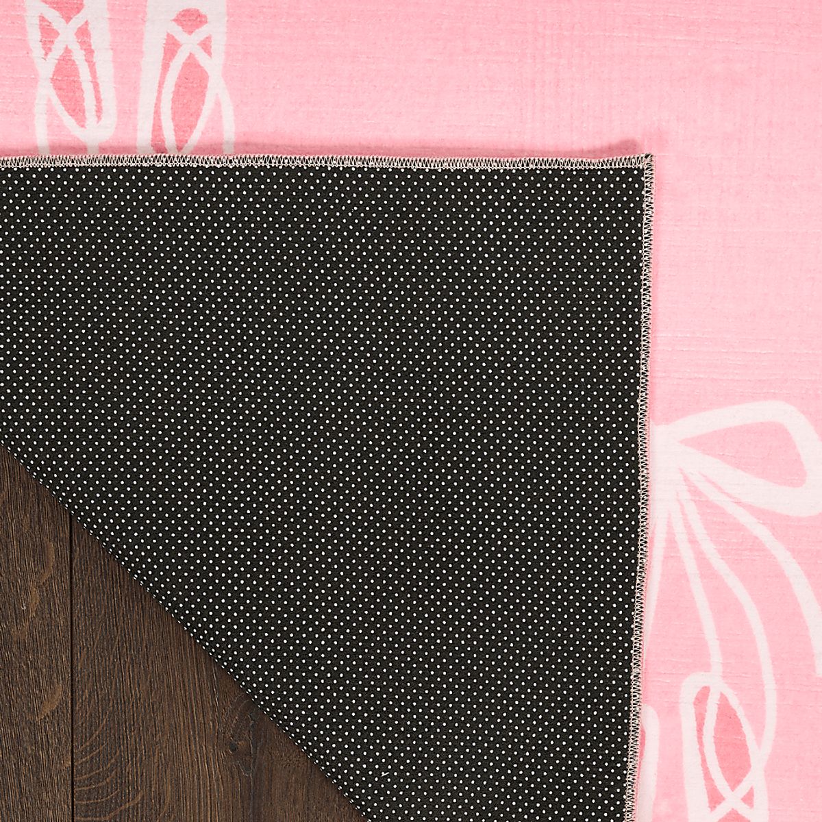 Demure Bow Pink Rugs | Rooms to Go