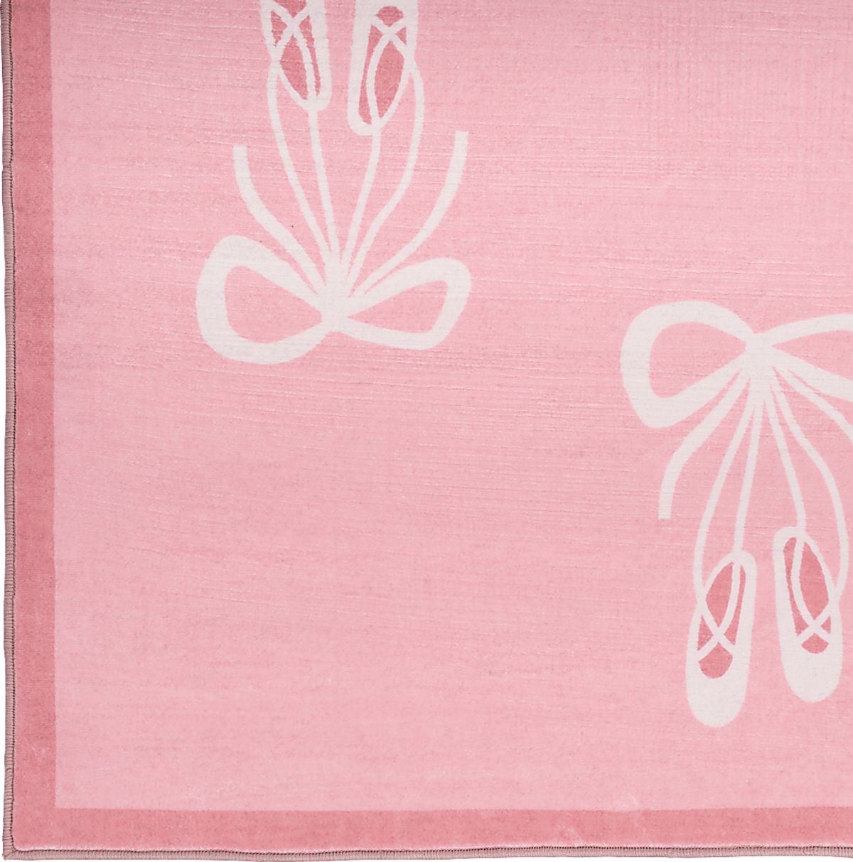 Demure Bow Pink Rugs | Rooms to Go