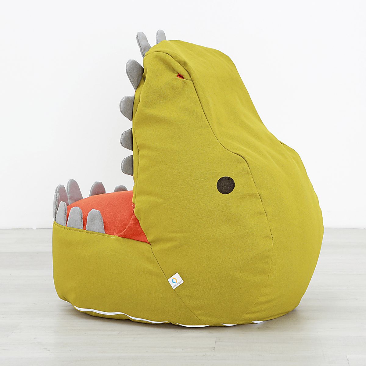Dexter Dinosaur Green Bean Bag Chair | Rooms to Go