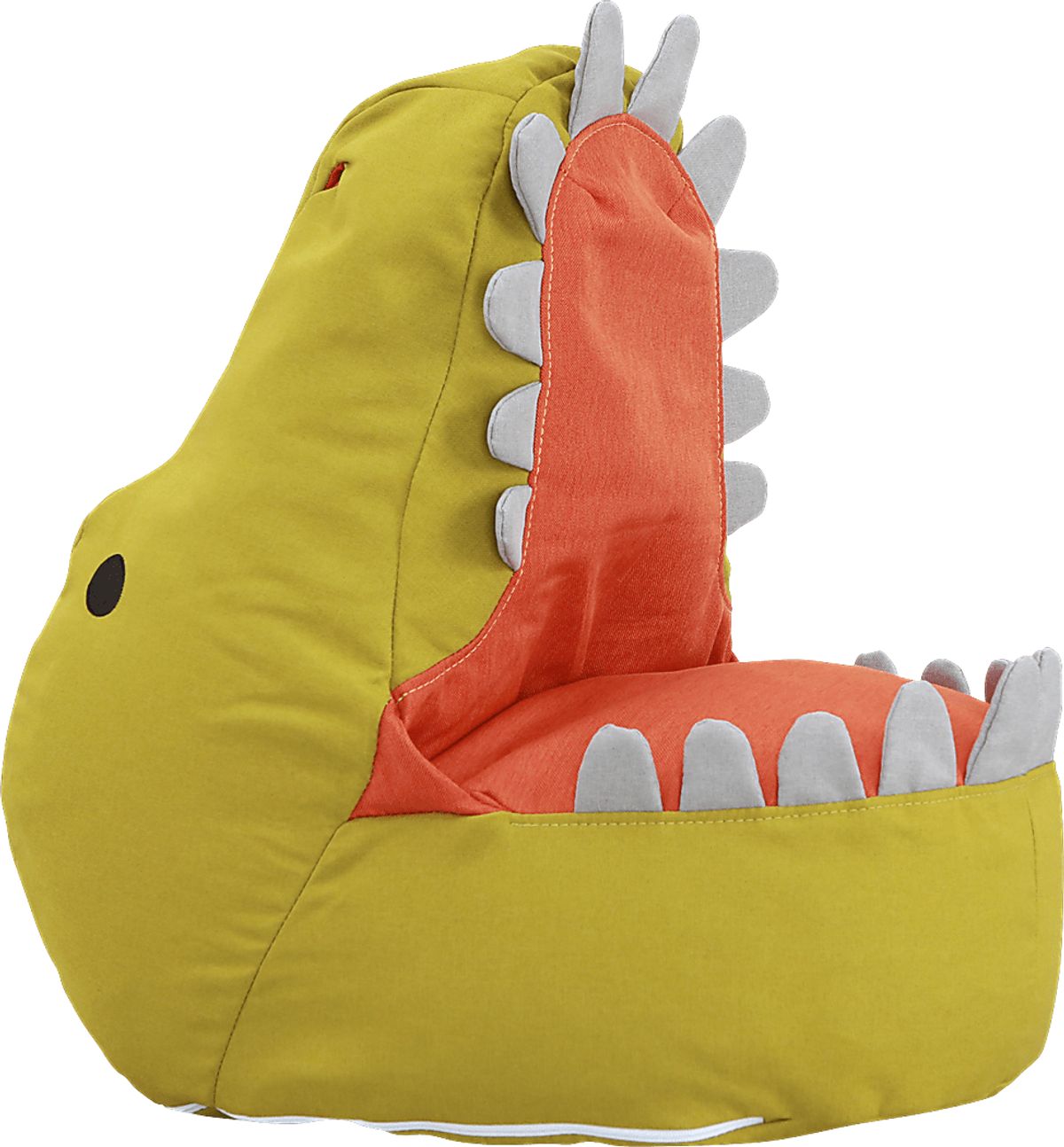 Dexter Dinosaur Green Bean Bag Chair | Rooms to Go
