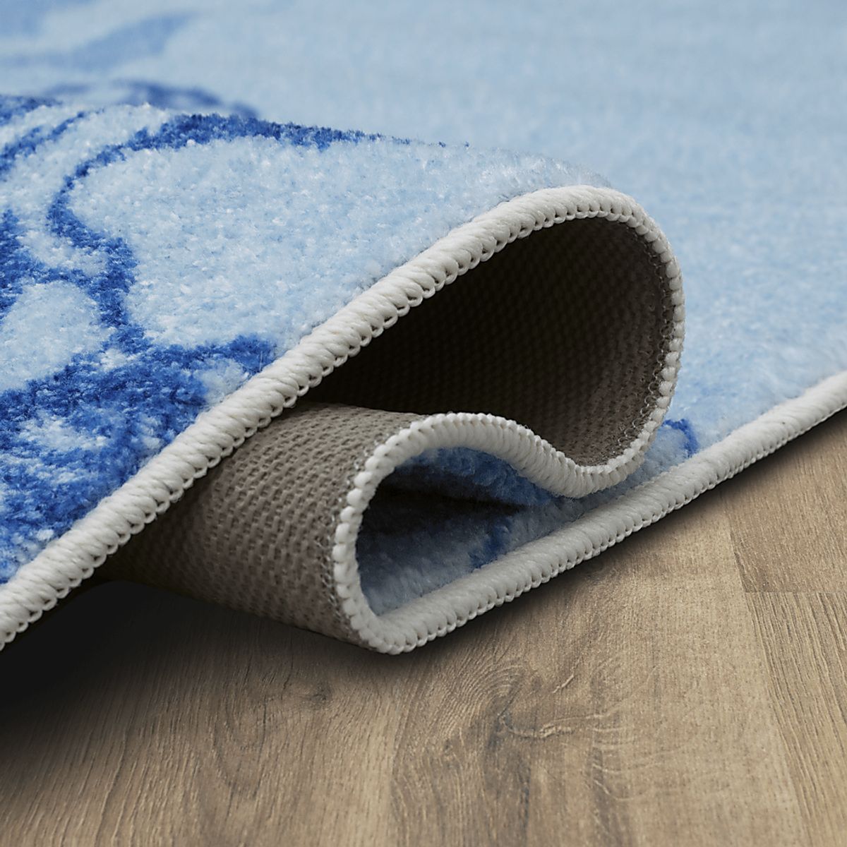 Disney Cinderella Castle Blue Rug | Rooms to Go