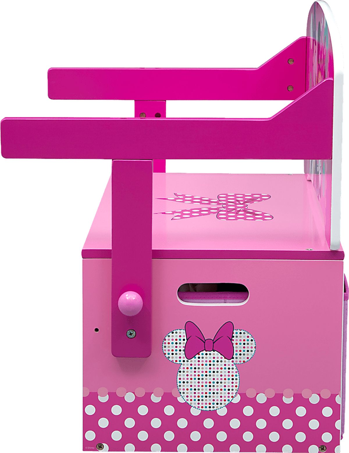 Disney Minnie Mouse Pink Colors Convertible Bench | Rooms to Go