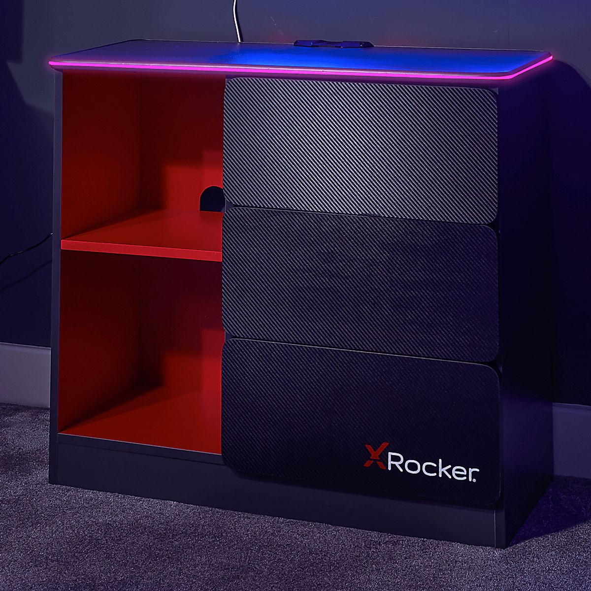 Disodan Gray Gaming Desk | Rooms to Go