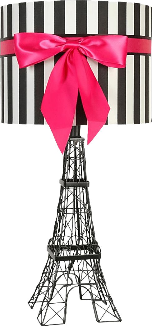 Kids Eiffel Tower Pink Lamp - Rooms To Go