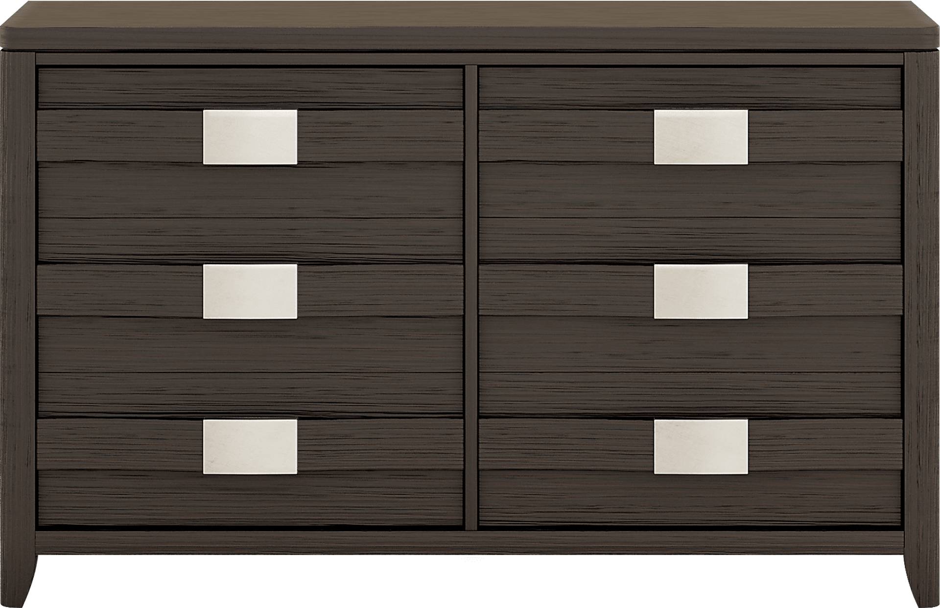 Elliot Park 5 Pc Cinnamon Dark Wood Full Bedroom Set With Mirror ...