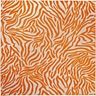 Festive Coral Orange Orange,Red Polypropylene Fabric Rug | Rooms to Go
