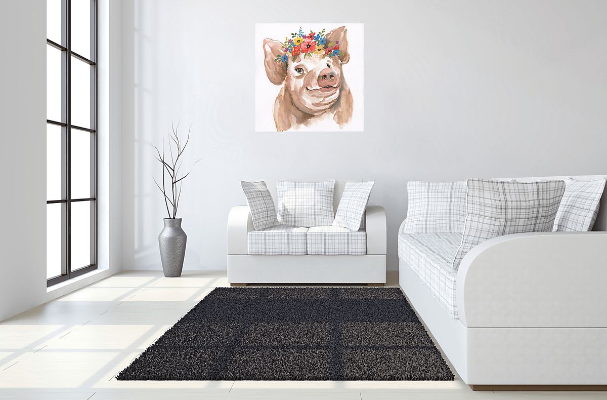 Floral Rosey Pink Artwork | Rooms to Go