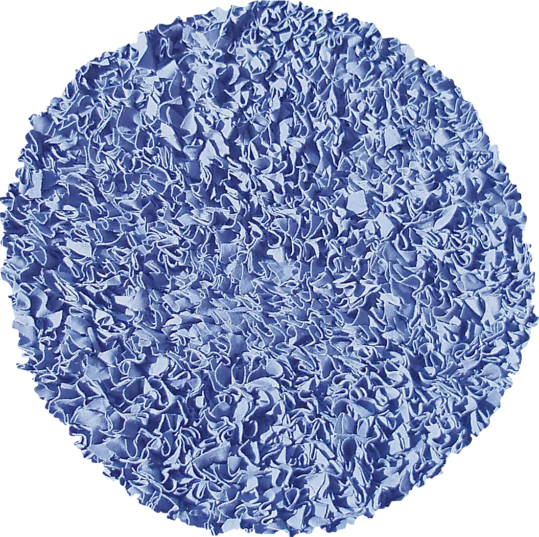 Fuzzy Clouds Dark Blue Rugs | Rooms to Go