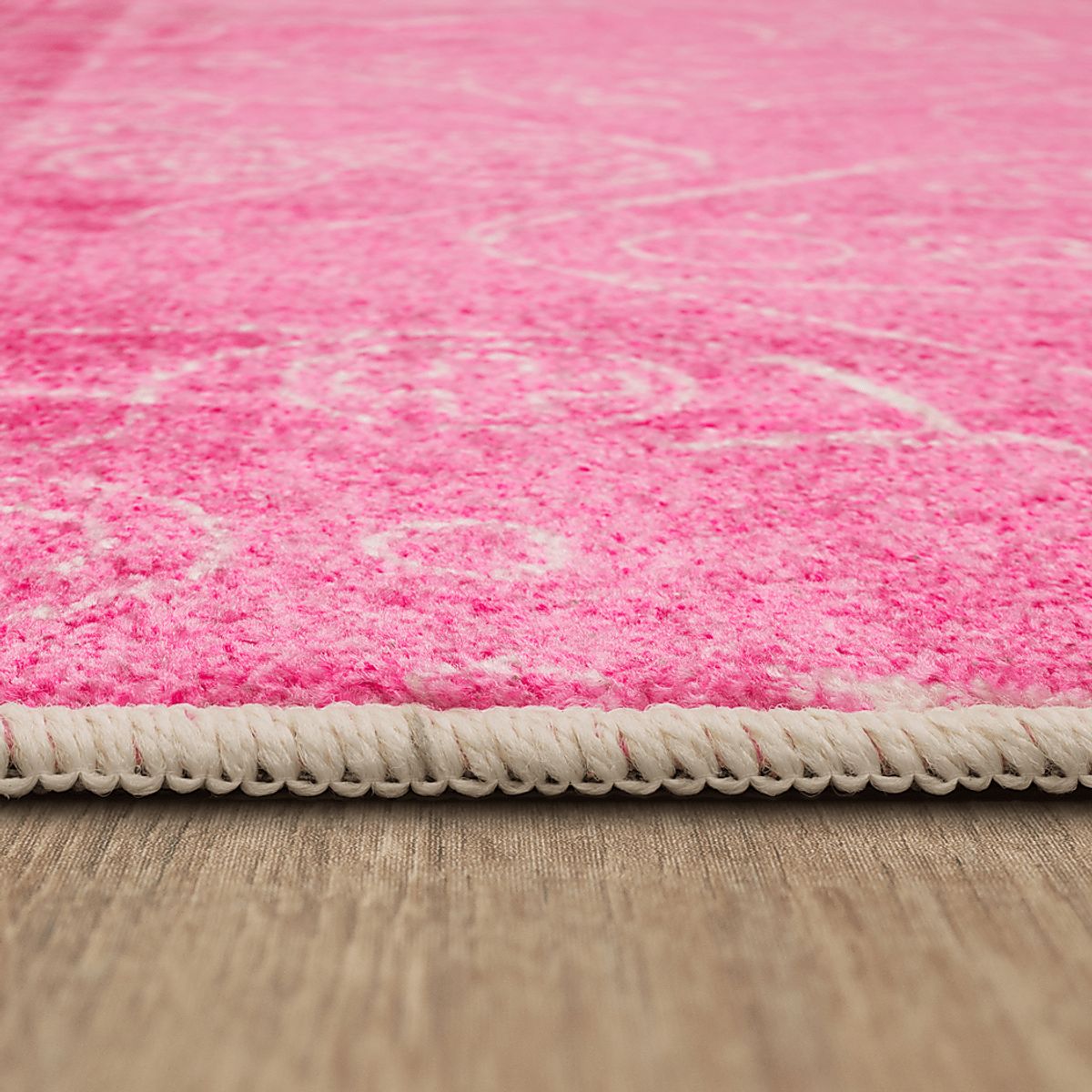 Gamer'S Dream Pink Polyester Fabric Rug | Rooms to Go