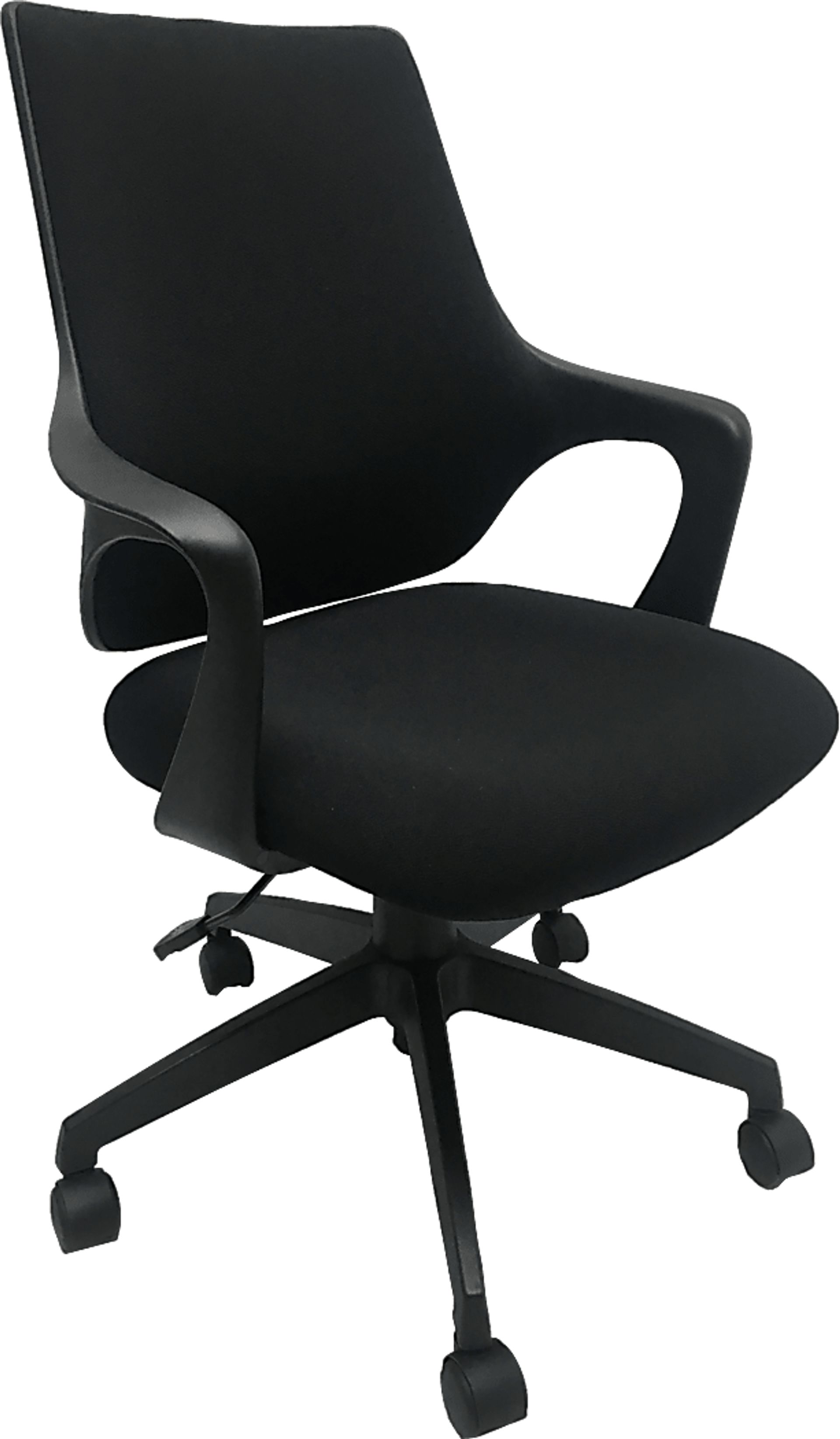 Glengarry Black Polyester Fabric Desk Chair | Rooms to Go