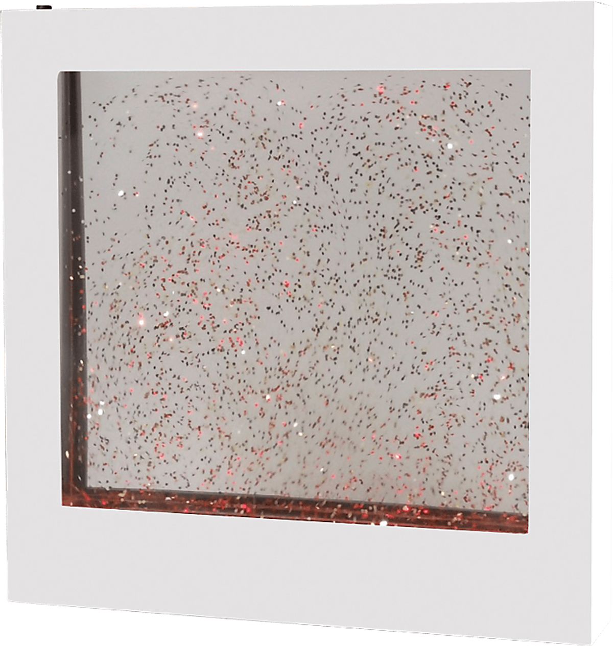Glitzy Glam White Light Box | Rooms to Go