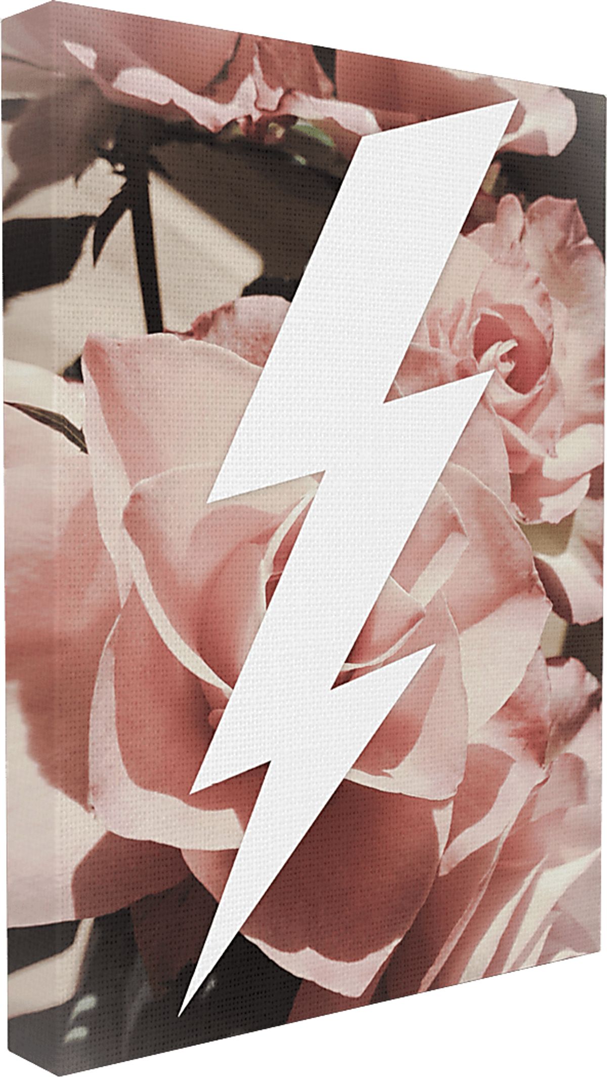 Graphic Lightning Bolt & Roses Artwork | Rooms to Go