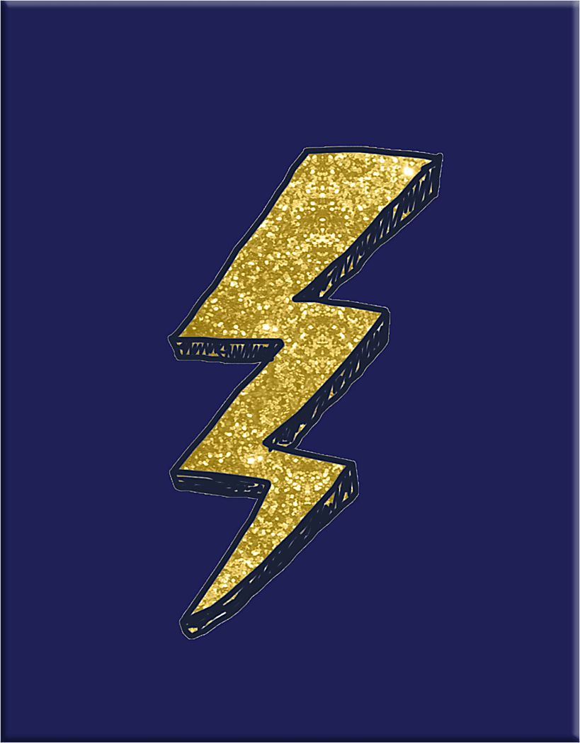 Graphic Lightning Bolt Artwork | Rooms to Go