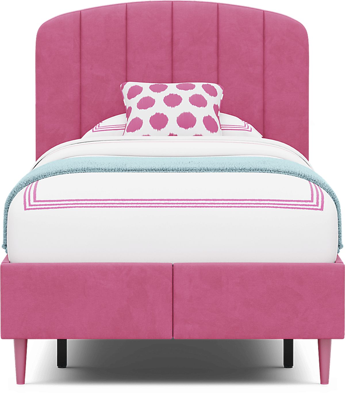 Gwyneth 3 Pc Bubblegum Pink Twin Storage Bed | Rooms to Go