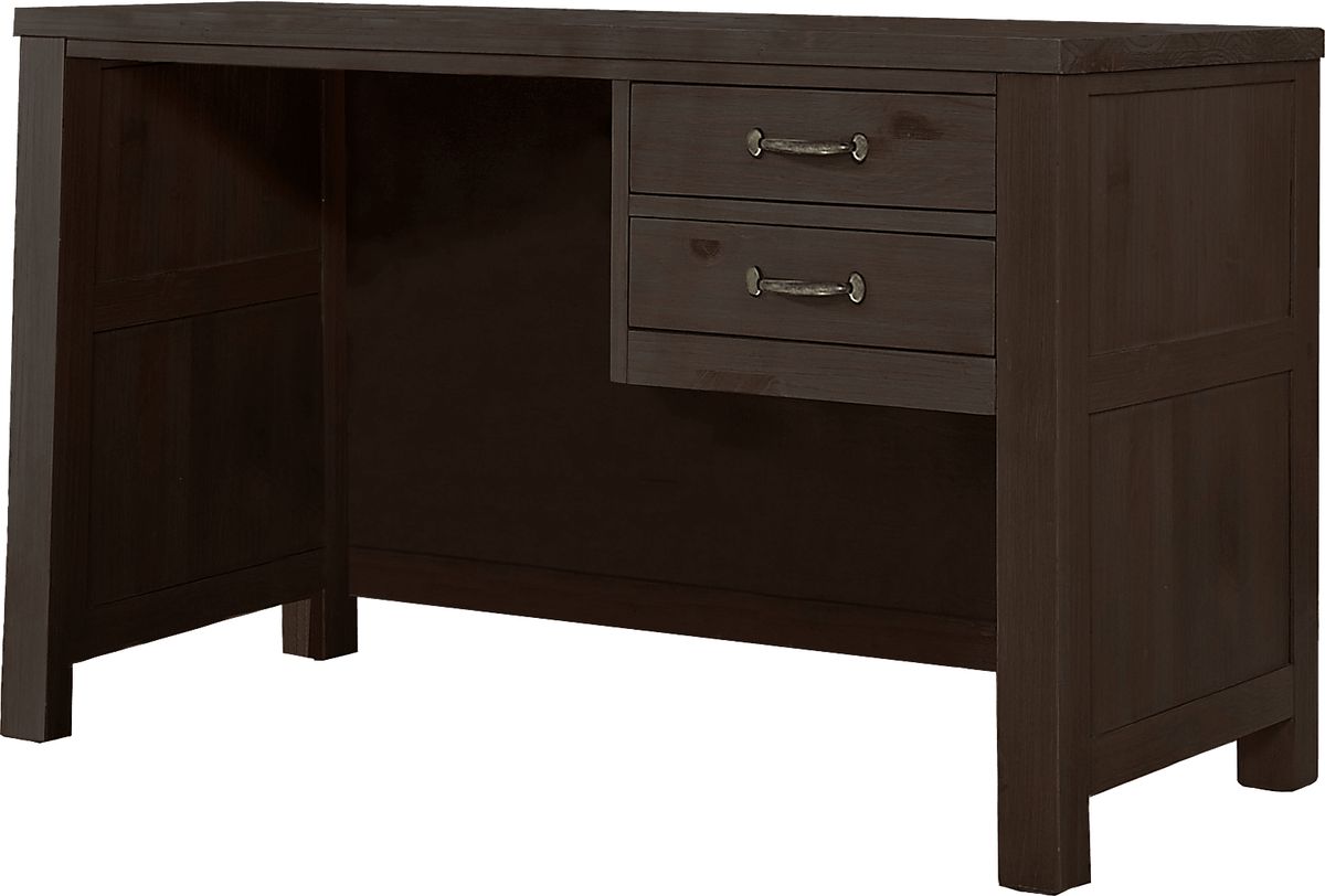 Harpster Espresso Dark Wood Desk | Rooms to Go