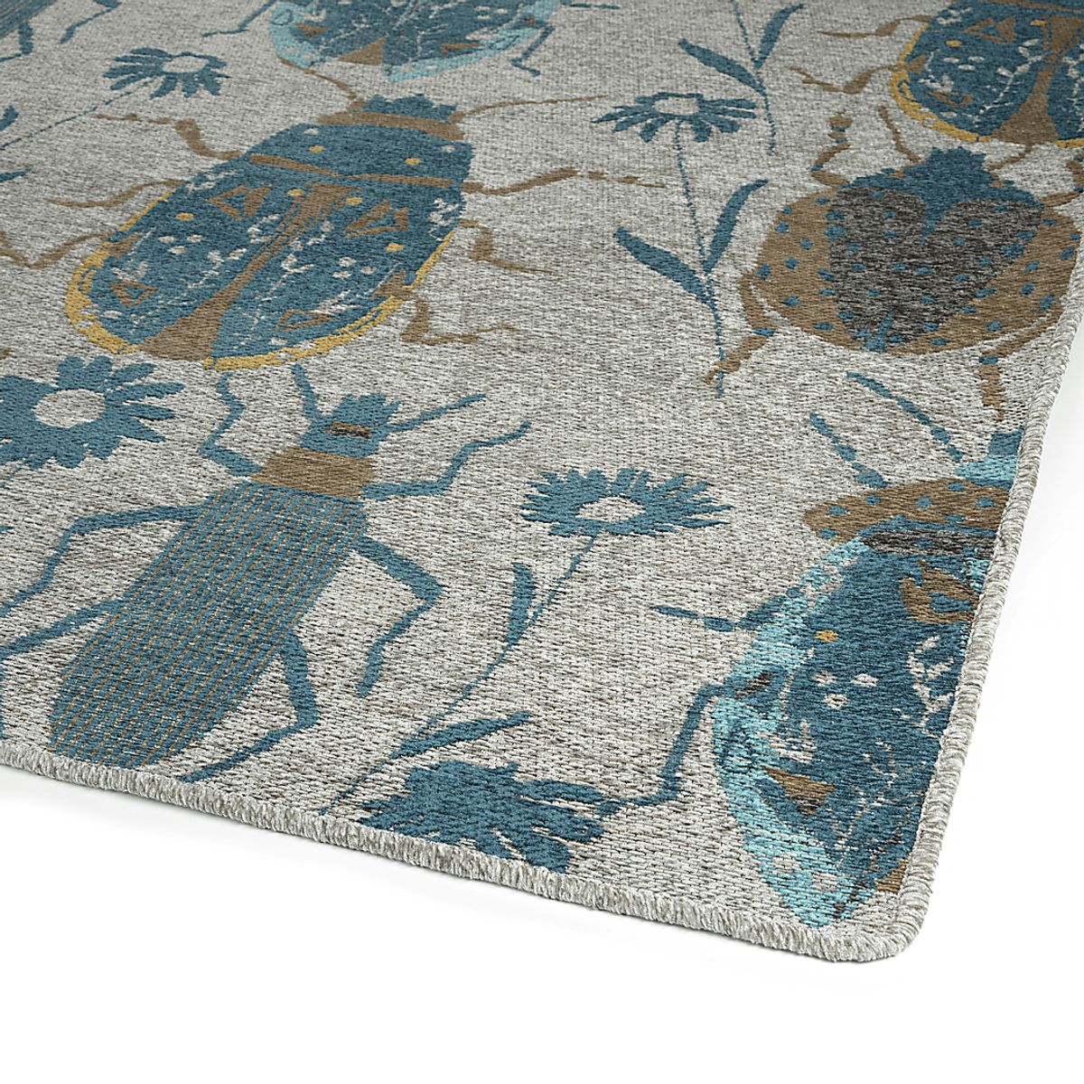 Haruko Blue Rug | Rooms to Go