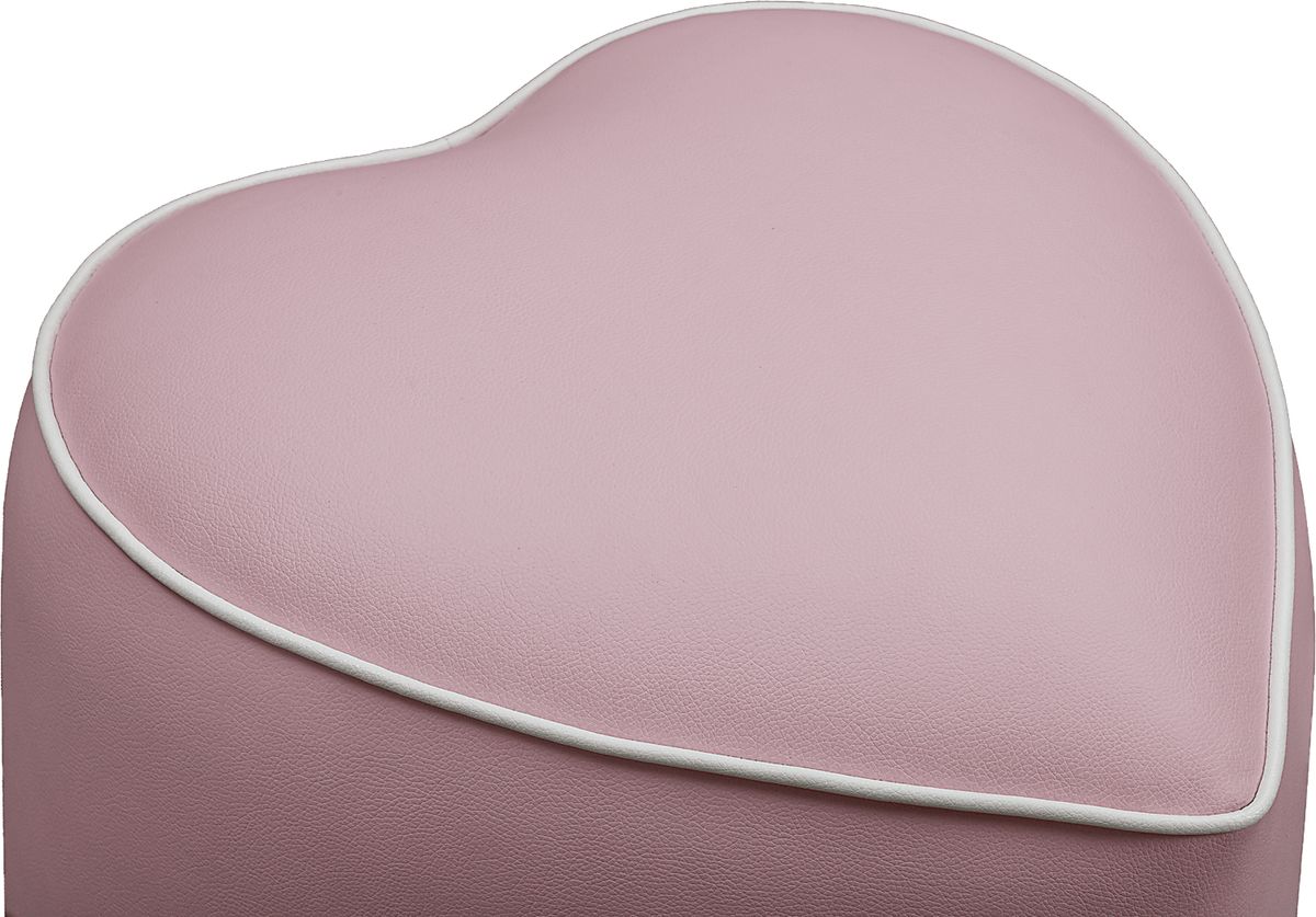 Heartthrob Pink Ottoman | Rooms to Go