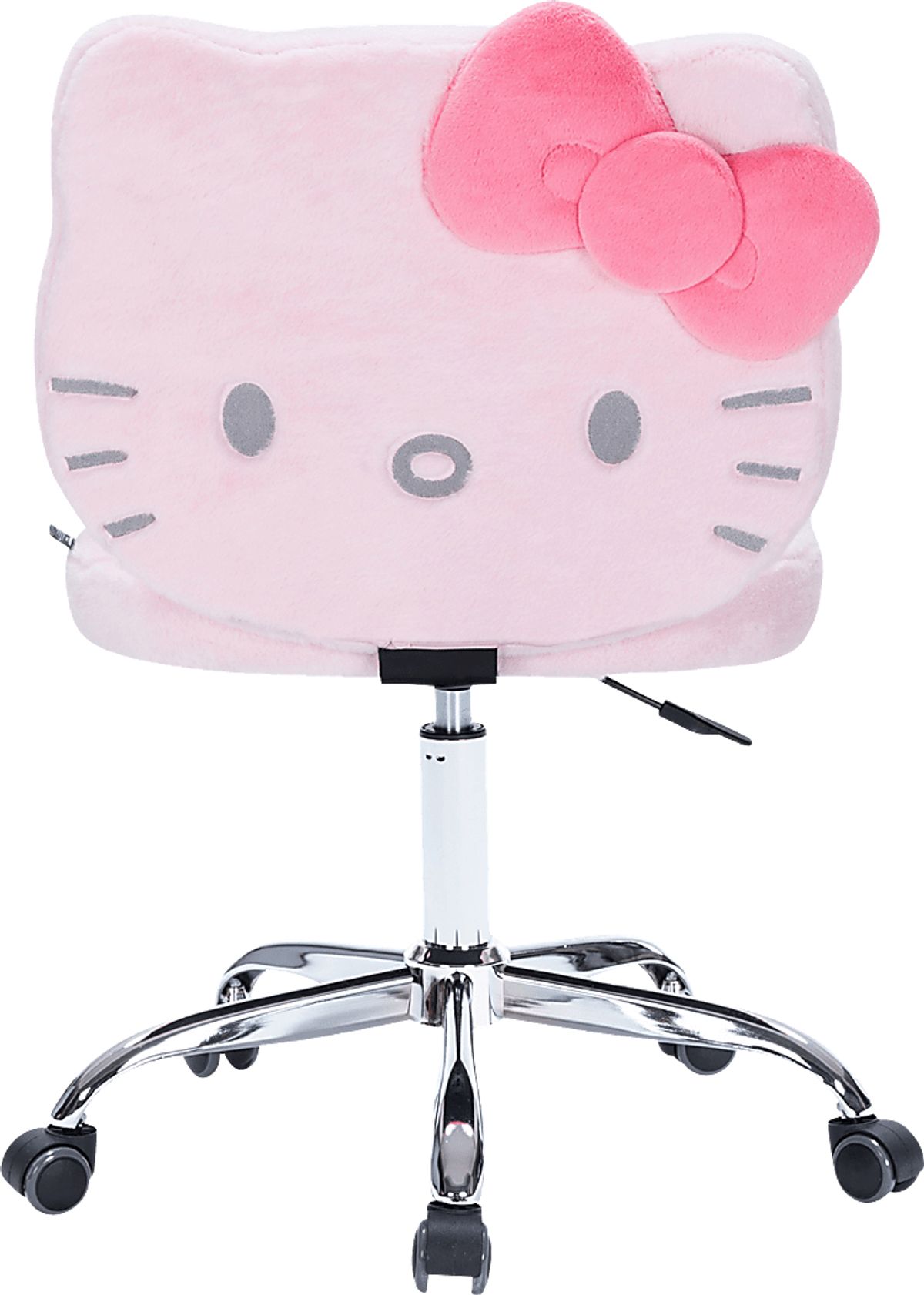 Teddy Pink Polyester,Velvet Fabric,Plush Desk Chair | Rooms to Go