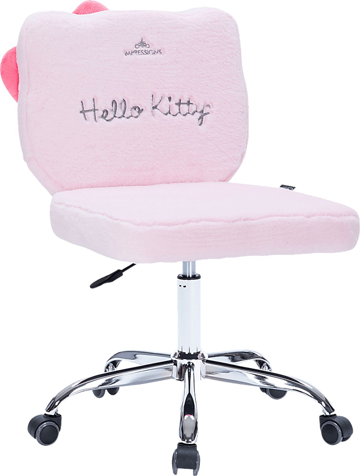 Teddy Pink Polyester,Velvet Desk Chair | Rooms to Go
