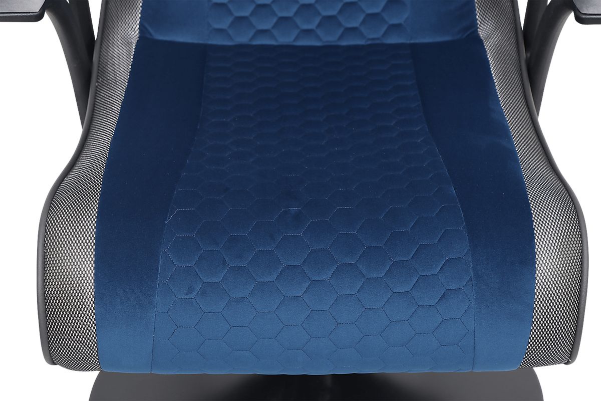 Hi Score Xp Blue Velvet Plush Gaming Chair | Rooms to Go