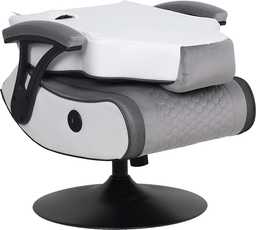 Hi Score Xp Gray Velvet Plush Gaming Chair | Rooms to Go