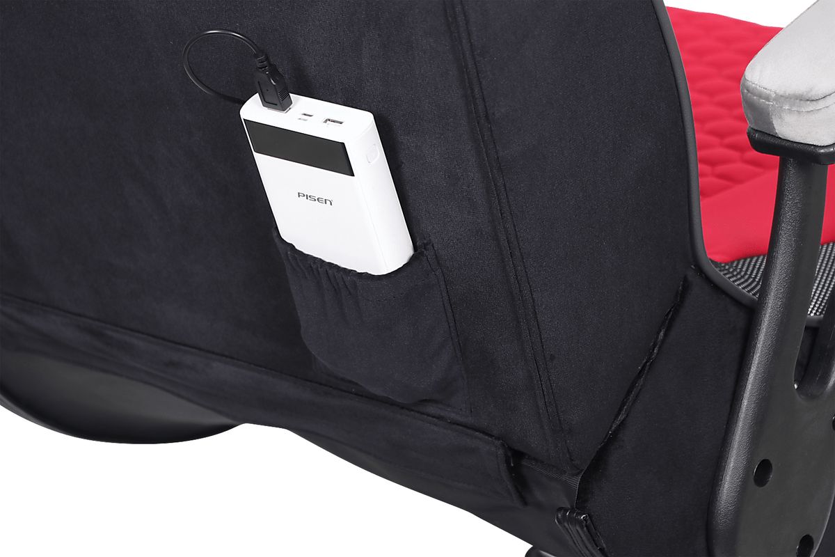 Hi Score Xp Red Velvet Plush Gaming Chair | Rooms to Go