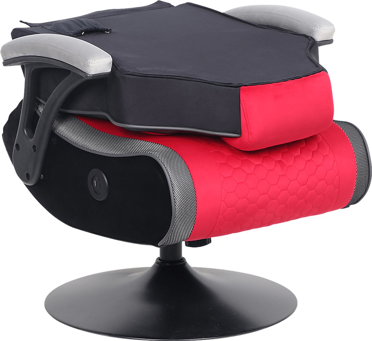 Hi Score Xp Red Velvet Plush Gaming Chair | Rooms to Go