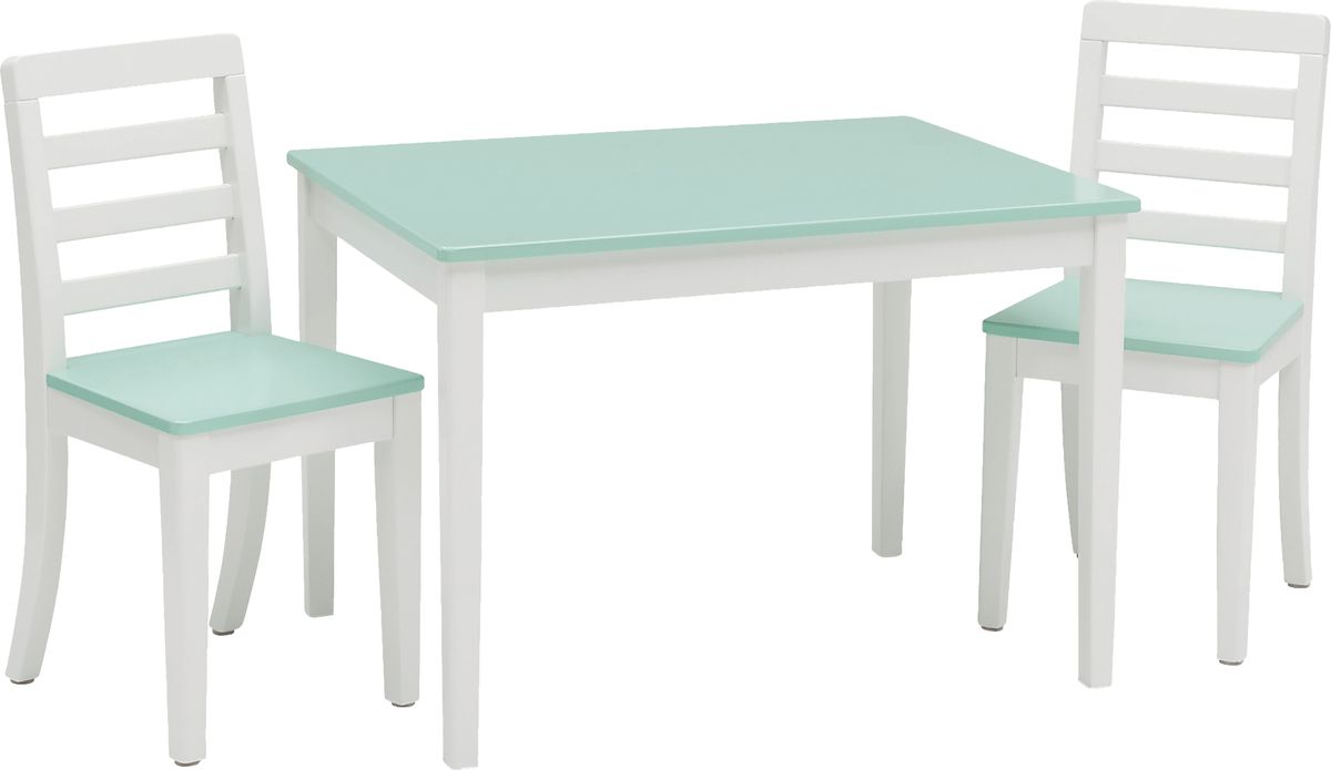 Homeroom Fun Aqua Colors 3 Pc Table Set | Rooms to Go