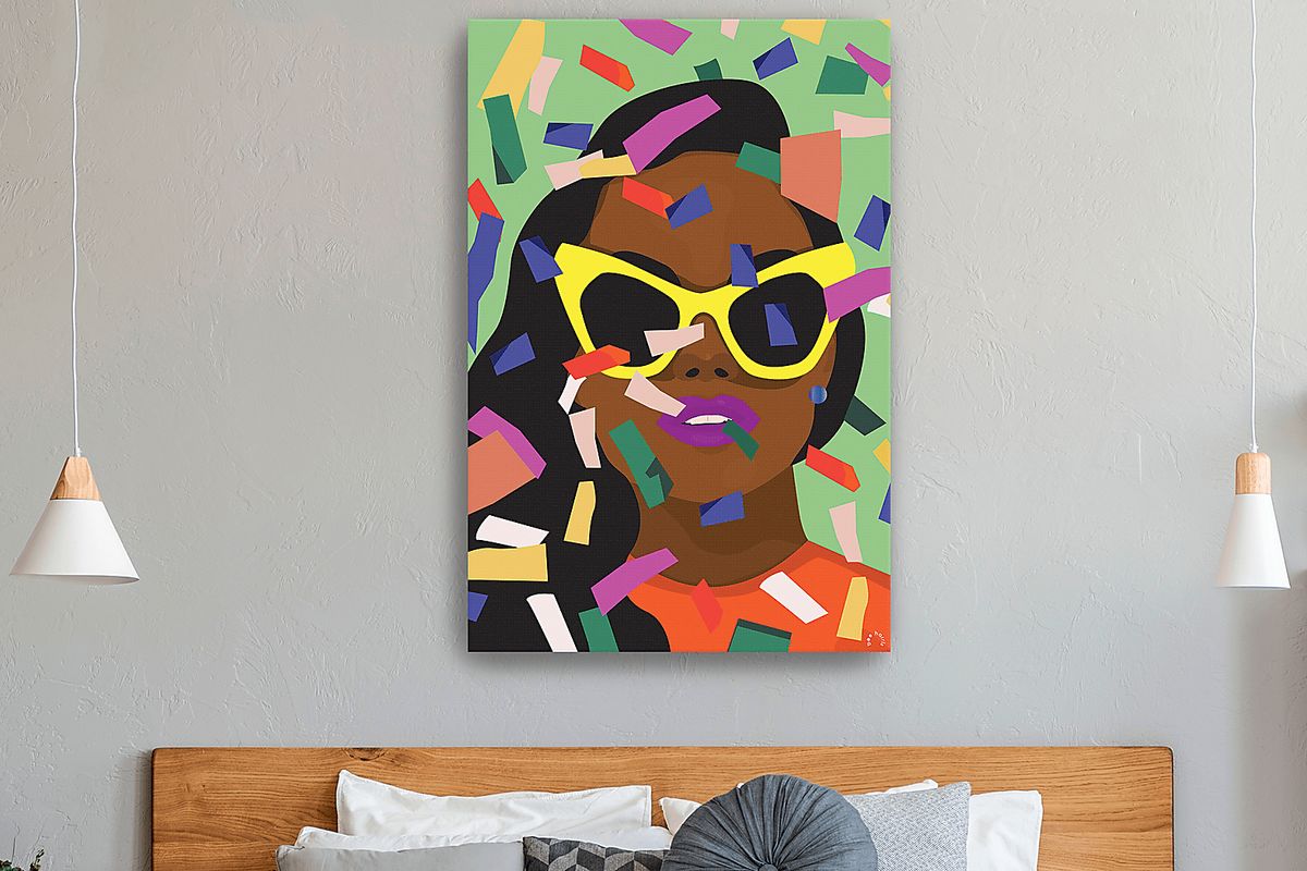 Issa Celebration III Green Artwork | Rooms to Go