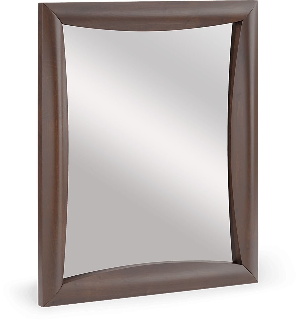 Ivy League 2.0 Walnut Dark Wood Mirror | Rooms to Go