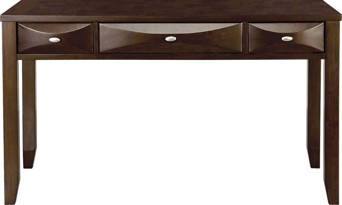 Ivy League Dark Cherry Wood Desk | Rooms to Go