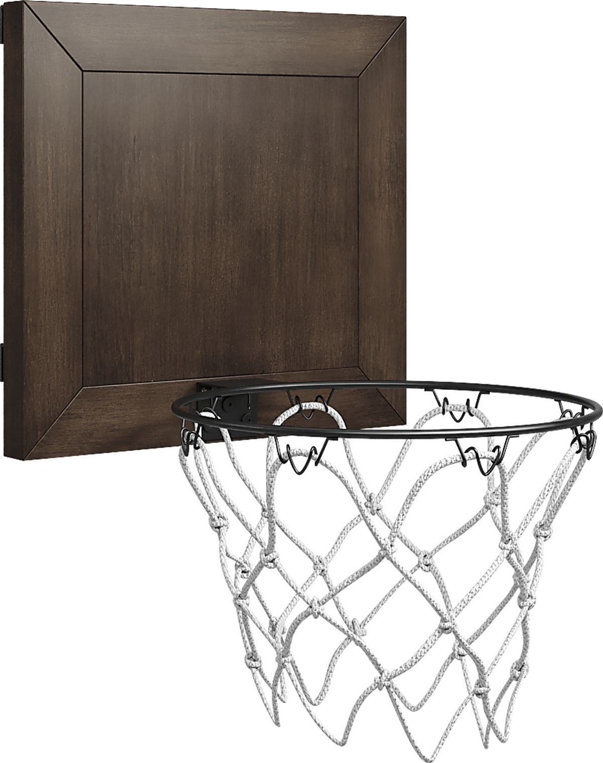 Ivy League Walnut Dark Wood Basketball Hoop | Rooms to Go